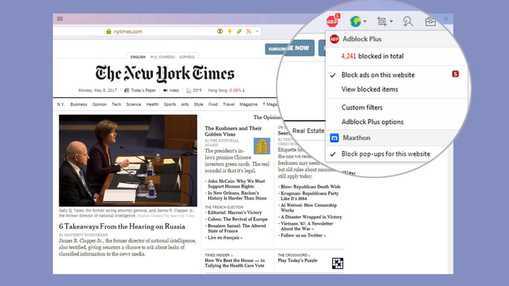 Maxthon, the most secure browser without viruses and malware